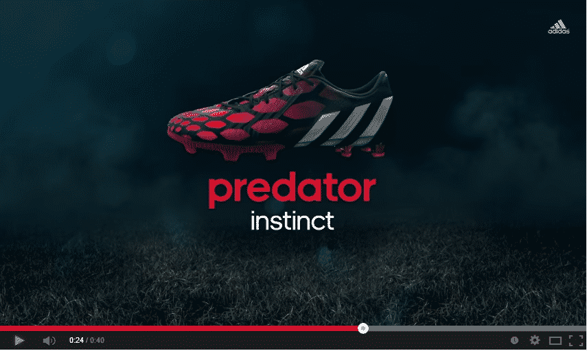 Vidéo : Adidas Predator Instinct pour célébrer les 20 ans de la Predator