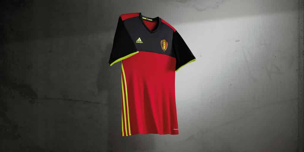 La Belgique et adidas dévoilent les maillots pour l'Euro 2016
