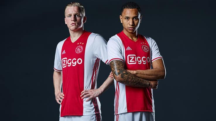Les maillots 2016-2017 de l'Ajax Amsterdam par adidas
