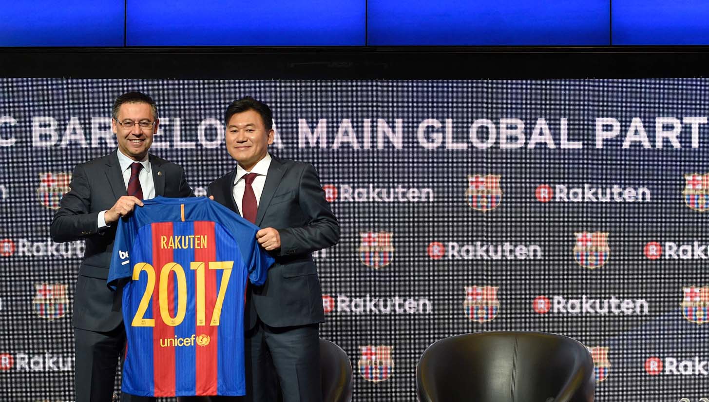 Rakuten, nouveau sponsor maillot du Barça - footpack.
