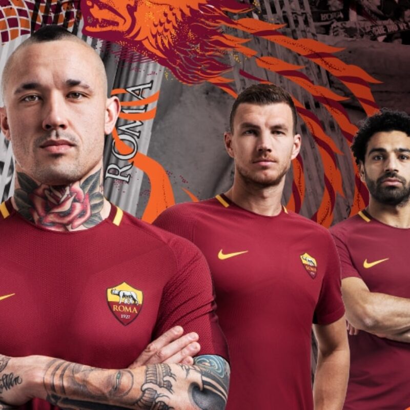 Les nouveaux maillots de l'AS Roma pour la saison 2017-2018