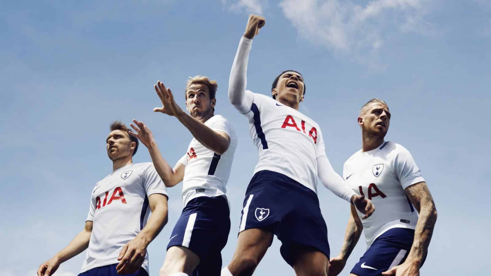 Les maillots 2017/2018 de Tottenham par Nike - footpack.