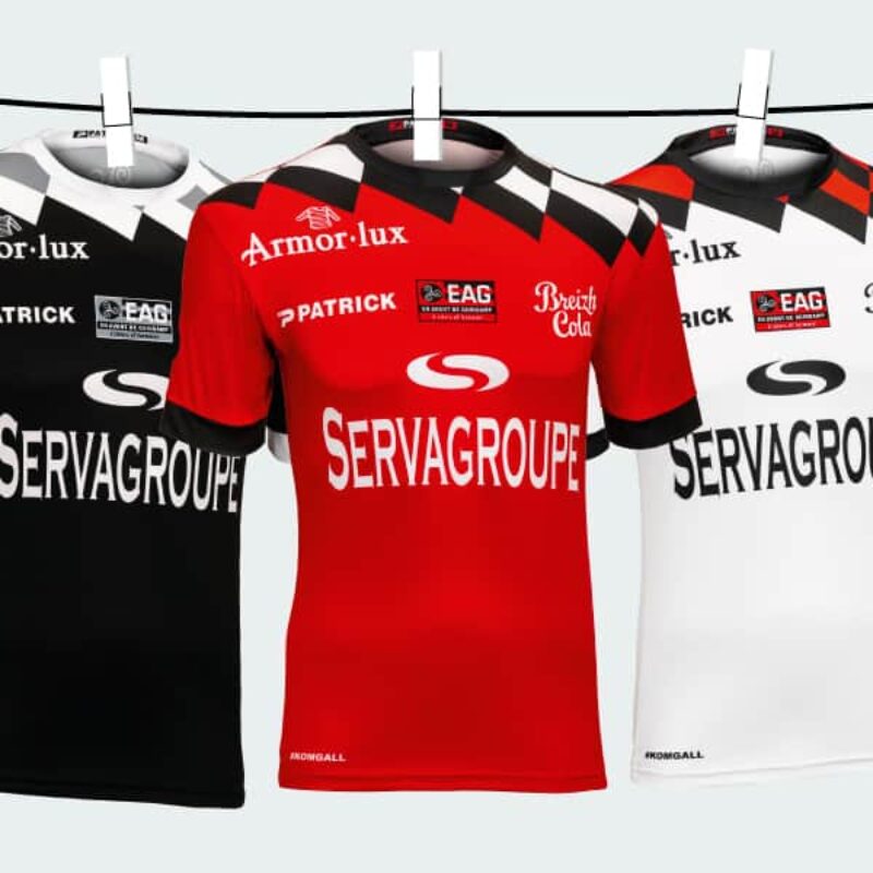 Les maillots 2018-2019 de l'En Avant de Guingamp par Patrick