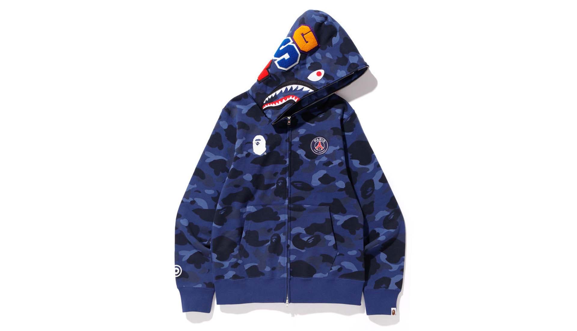Le PSG et BAPE dévoilent une collection capsule limitée