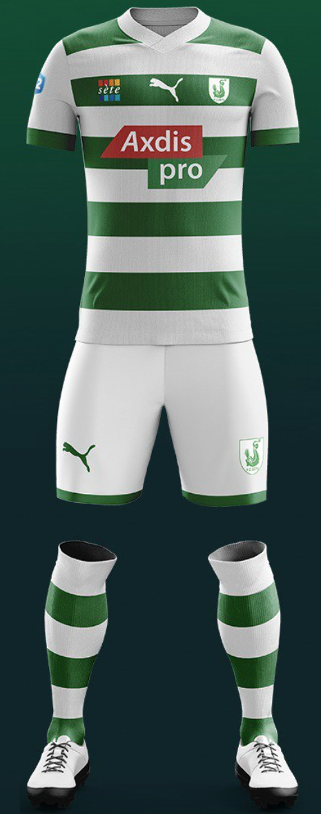 Tel un club professionnel, le FC Sète dévoile ses nouveaux maillots Puma