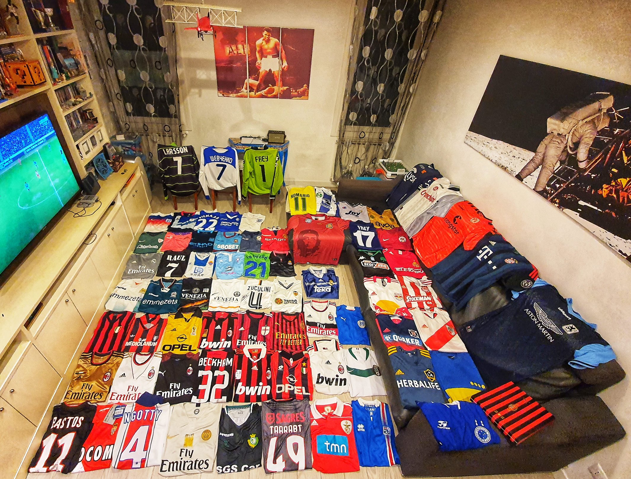 #Kitoutchallenge, le challenge des collectionneurs de maillots de foot