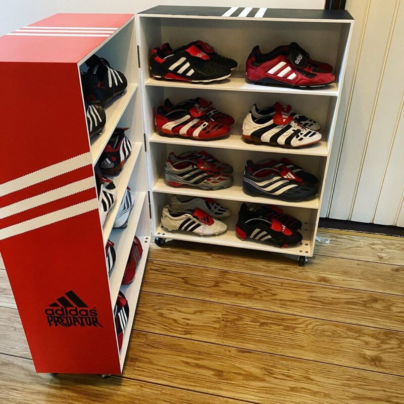 Un collectionneur d'adidas Predator s'offre le rangement parfait