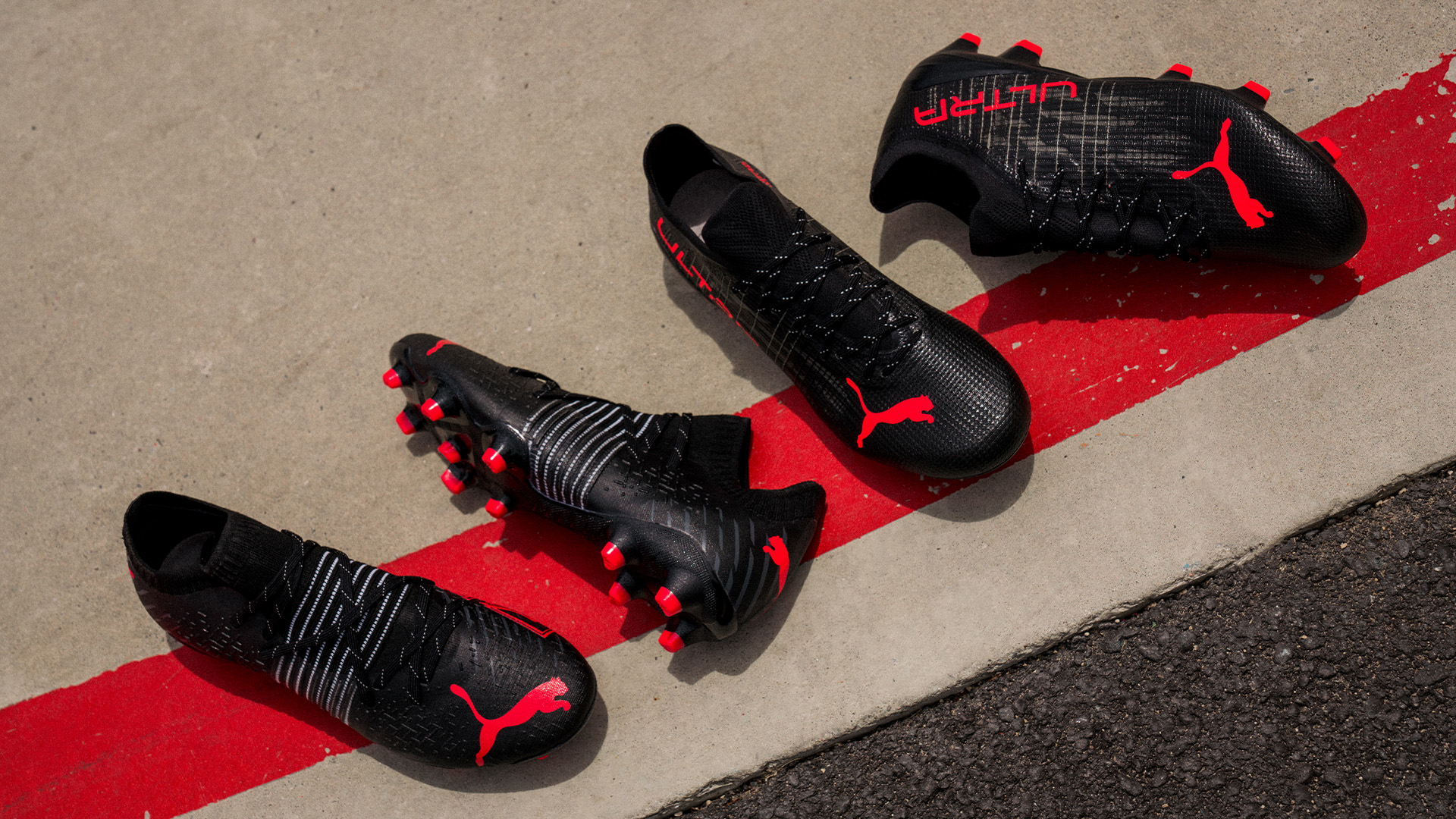 PUMA dévoile des crampons full black avec le pack Eclipse 2021