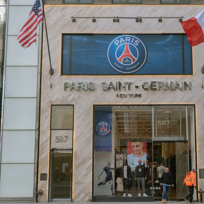Le PSG ouvre une boutique à New York