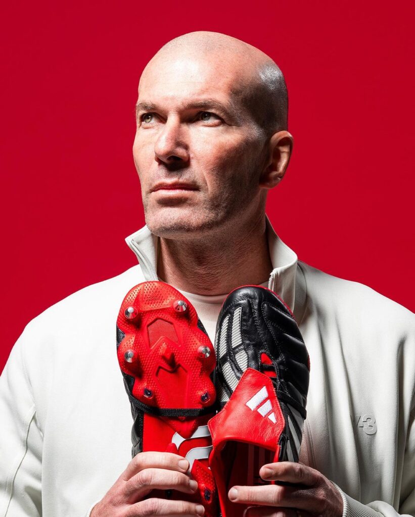 La Predator Mania portée par Zidane en 2002, rééditée par adidas