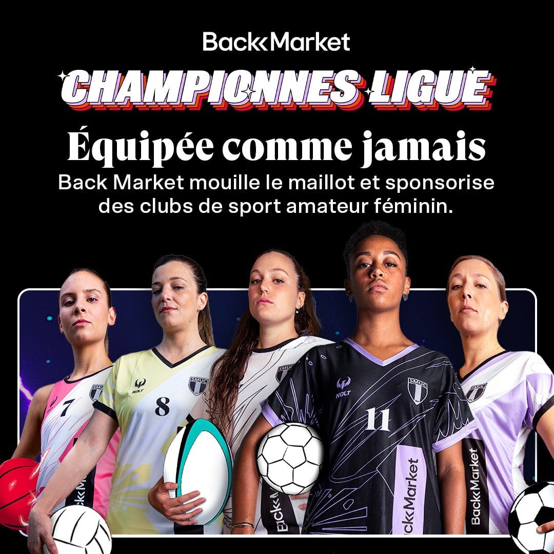 Back Market va sponsoriser 200 clubs amateurs … et peut-être le vôtre