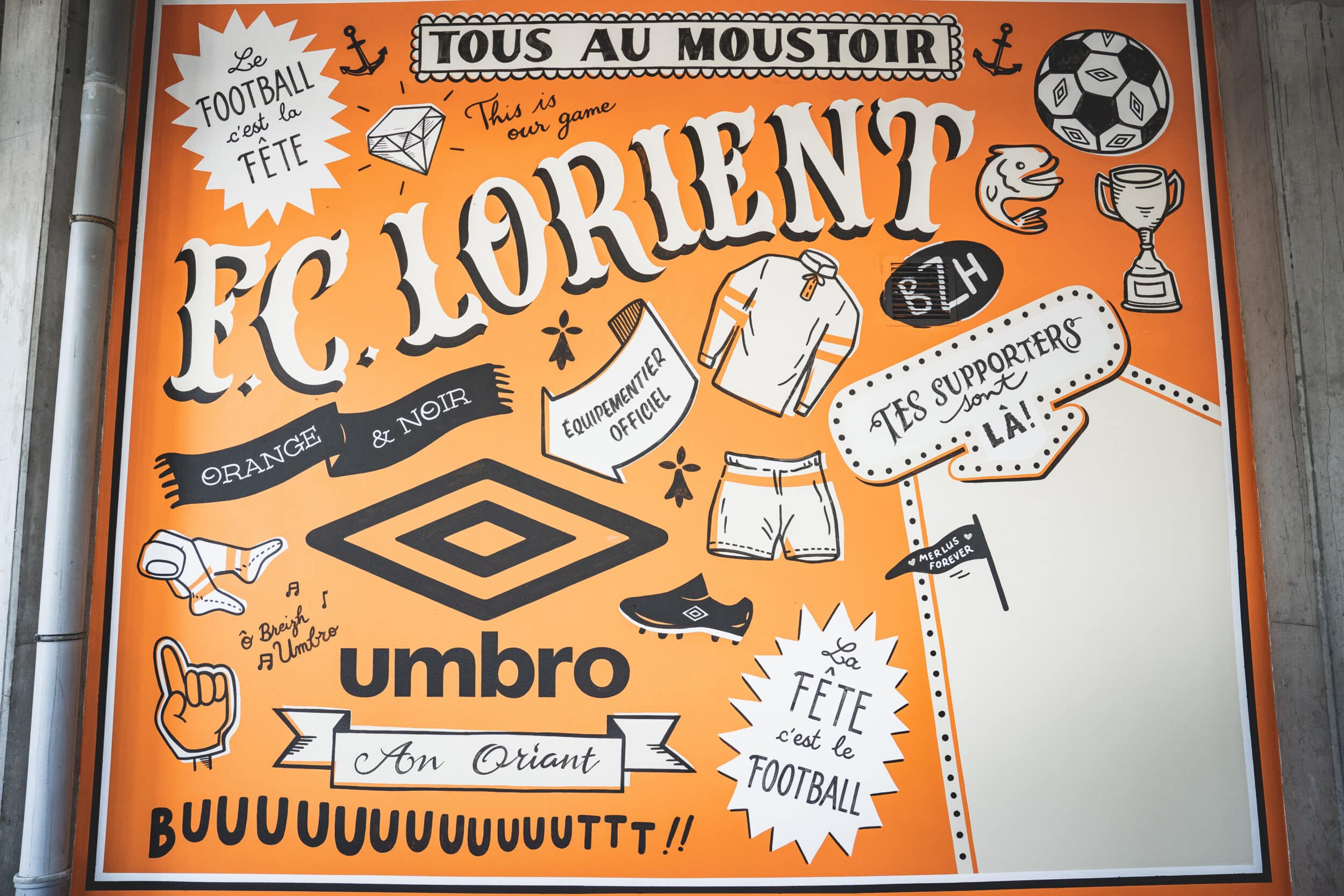Umbro devient l'équipementier de Lorient jusqu'en 2025