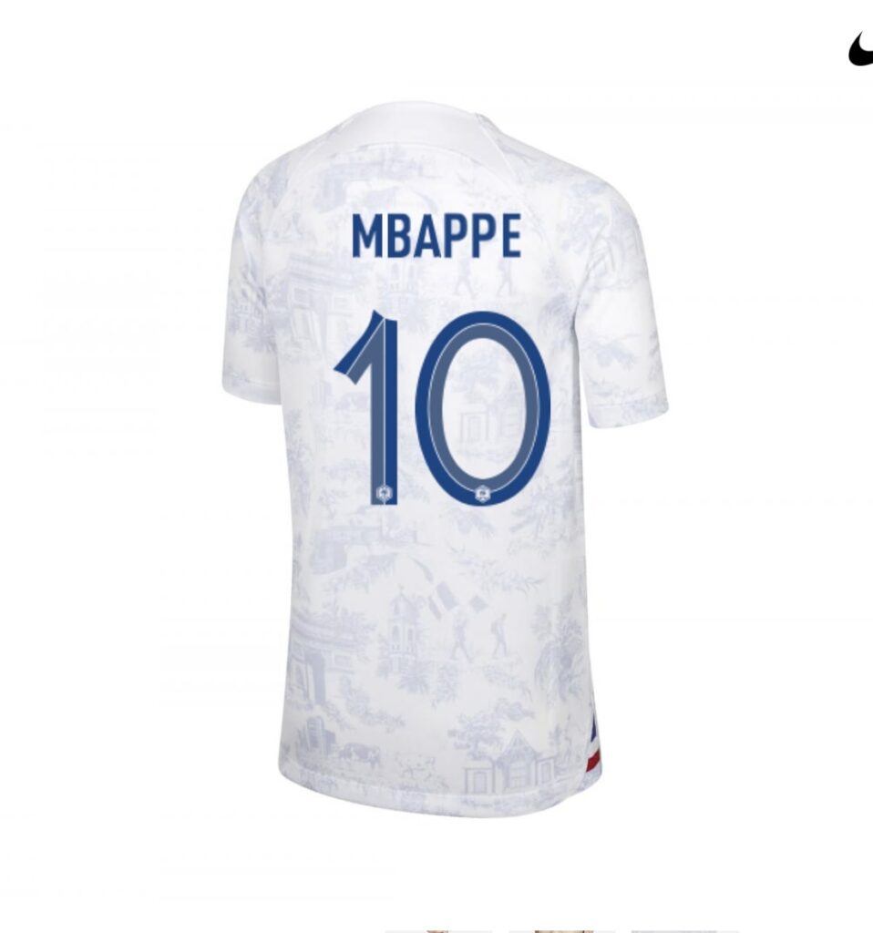 Un nouveau flocage sur les maillots de l'équipe de France