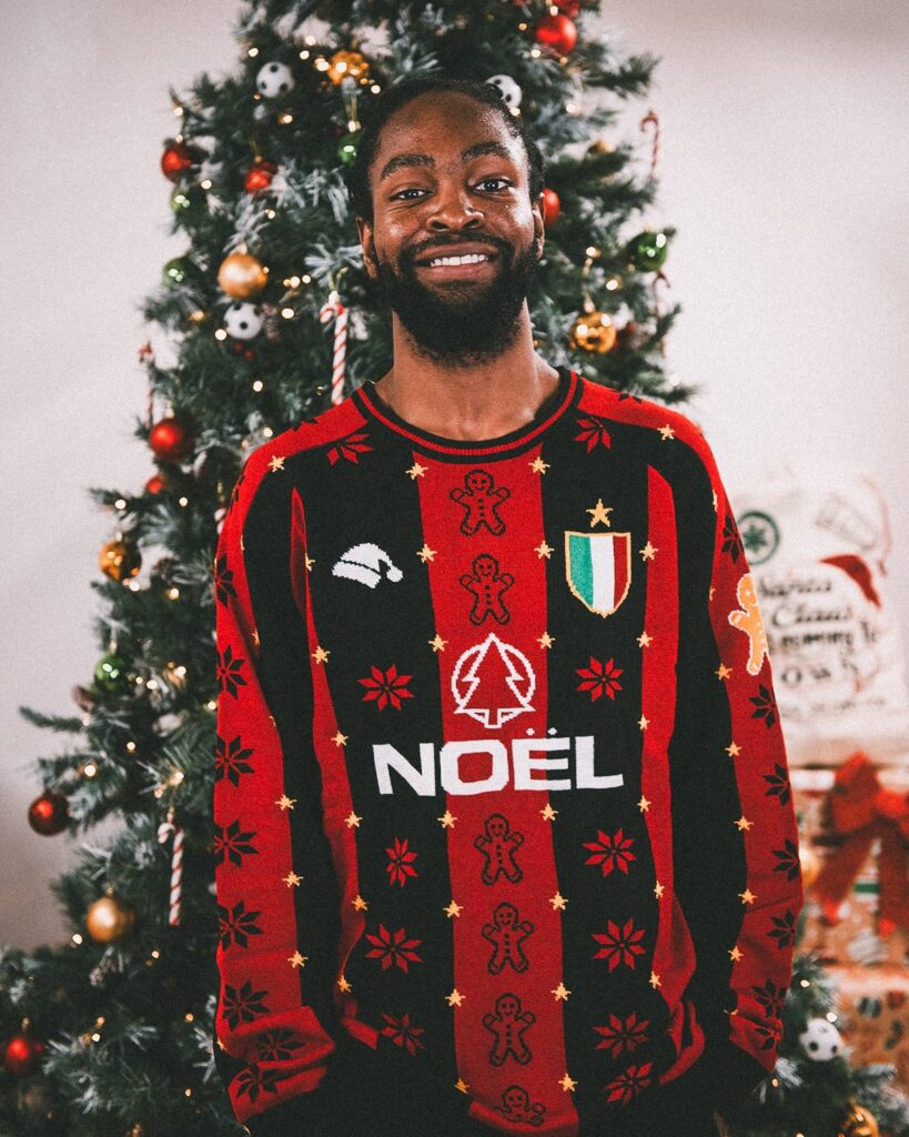 Quand les pulls de Noël s'inspirent des maillots de foot