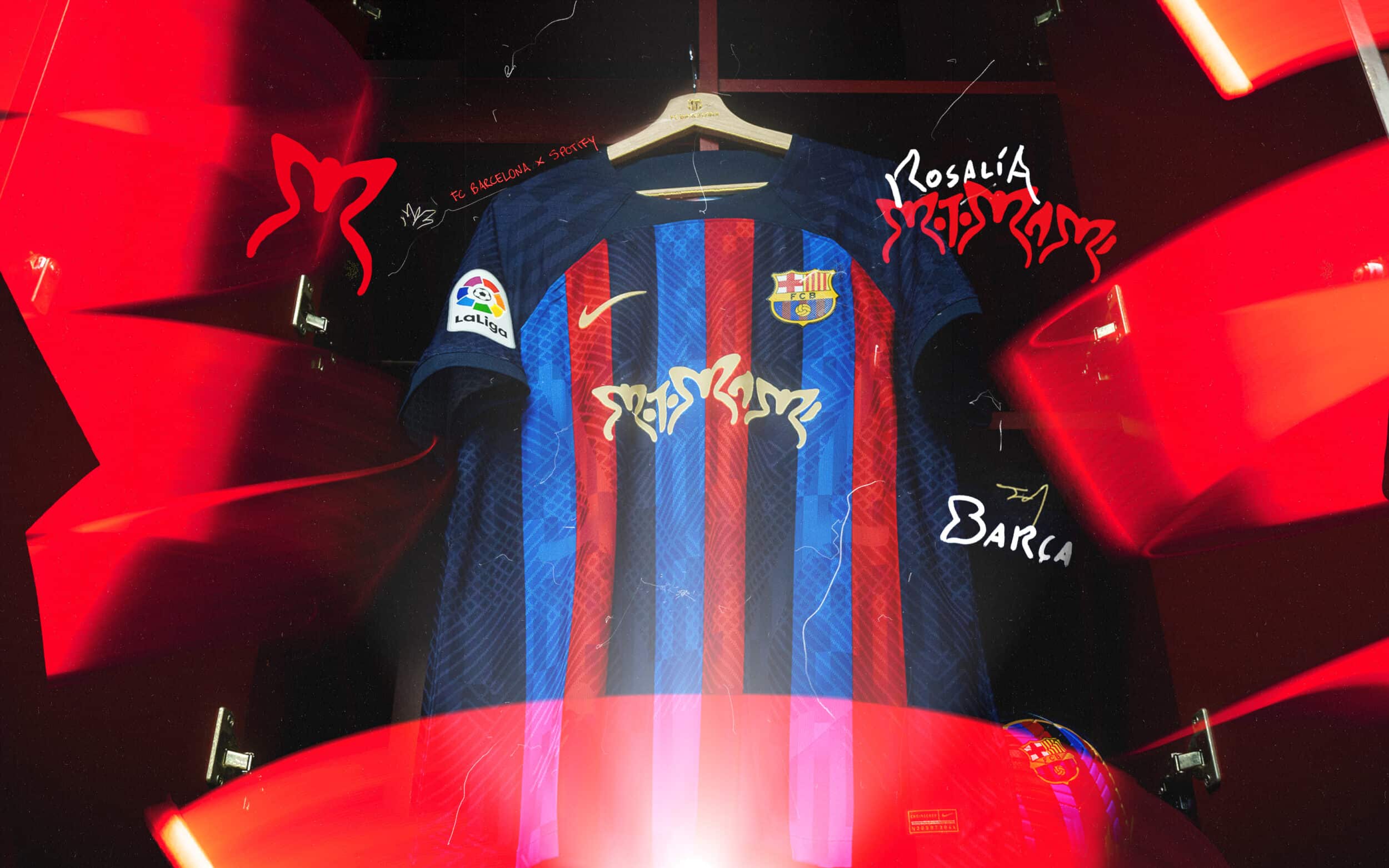 Rosalia x Barca : 400 € le maillot
