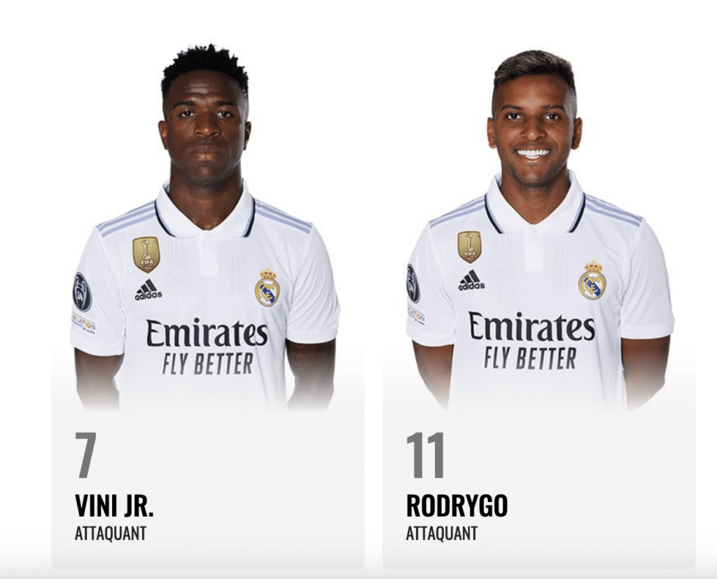 Vinicius Jr nouveau numéro 7 du Real Madrid