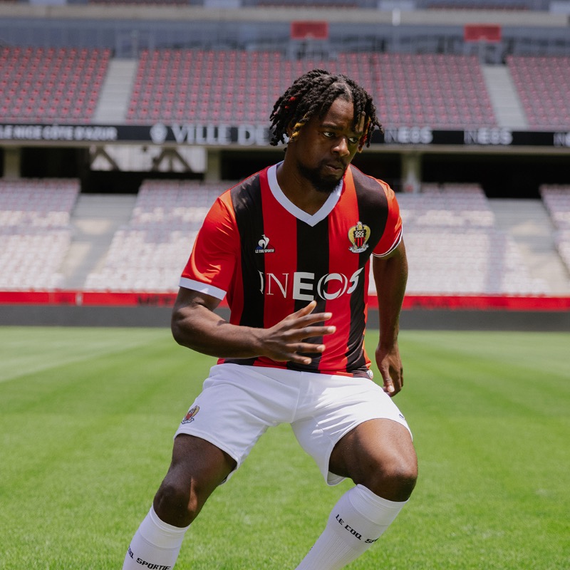 Maillot Nice Les Nouveaux Maillots Pr sent s Par Le Coq Sportif Maillot Nice Les Nouveaux Maillots Pr sent s Par Le Coq Sportif
