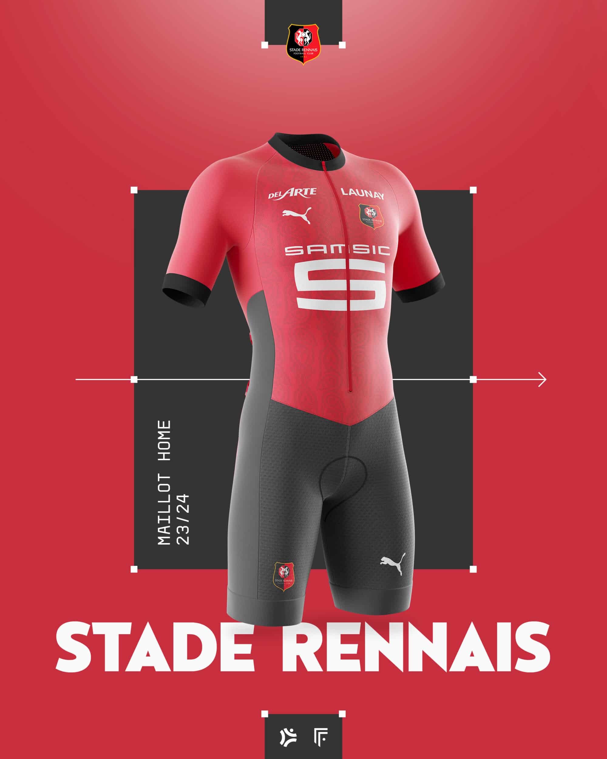 Ligue 1 : les maillots des clubs en version cycliste