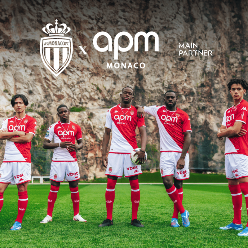 Maillot Monaco : APM Monaco, nouveau sponsor principal du club