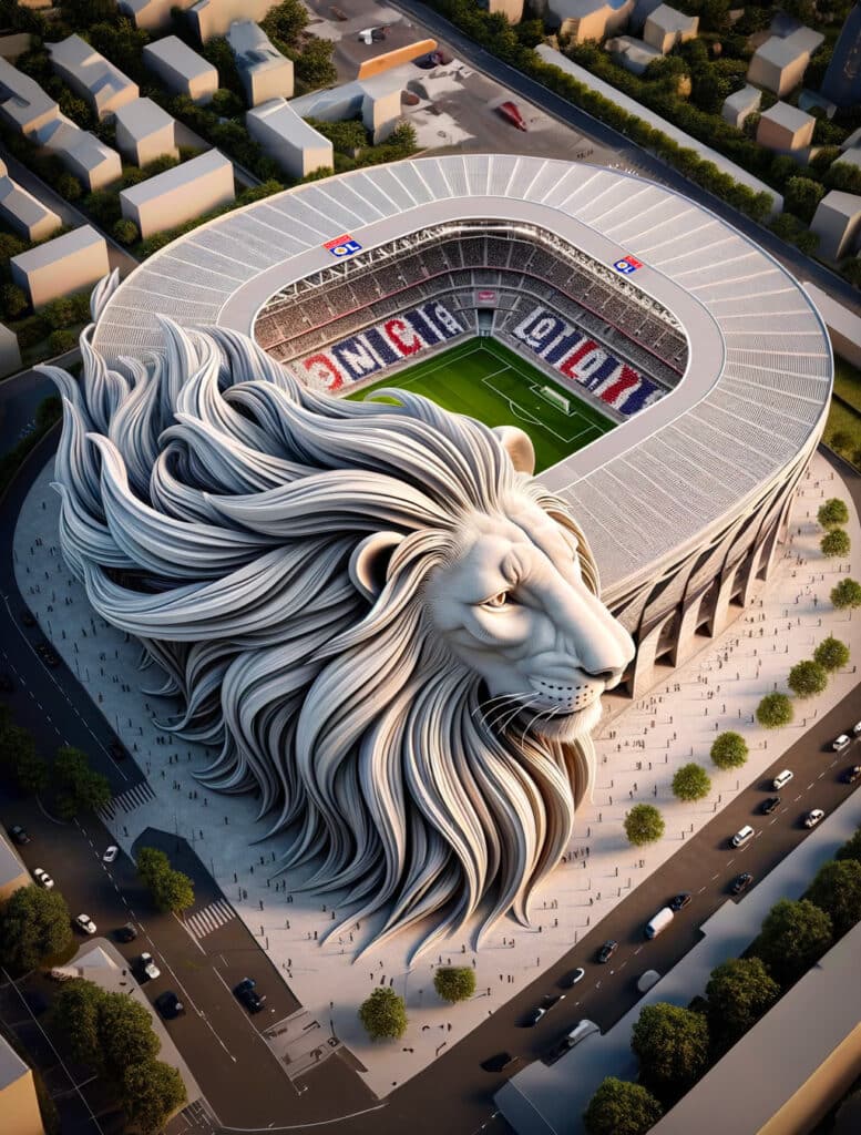 Quand l'IA réinvente les stades de Ligue 1 - footpack.