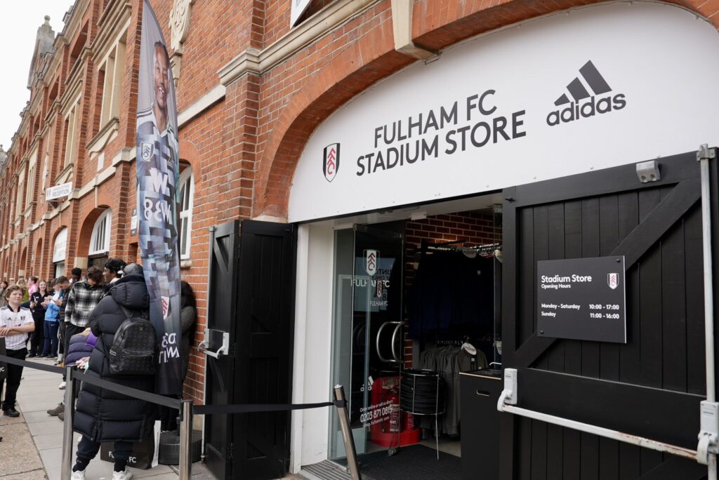 Carte des boutiques des clubs de Londres de Premier League