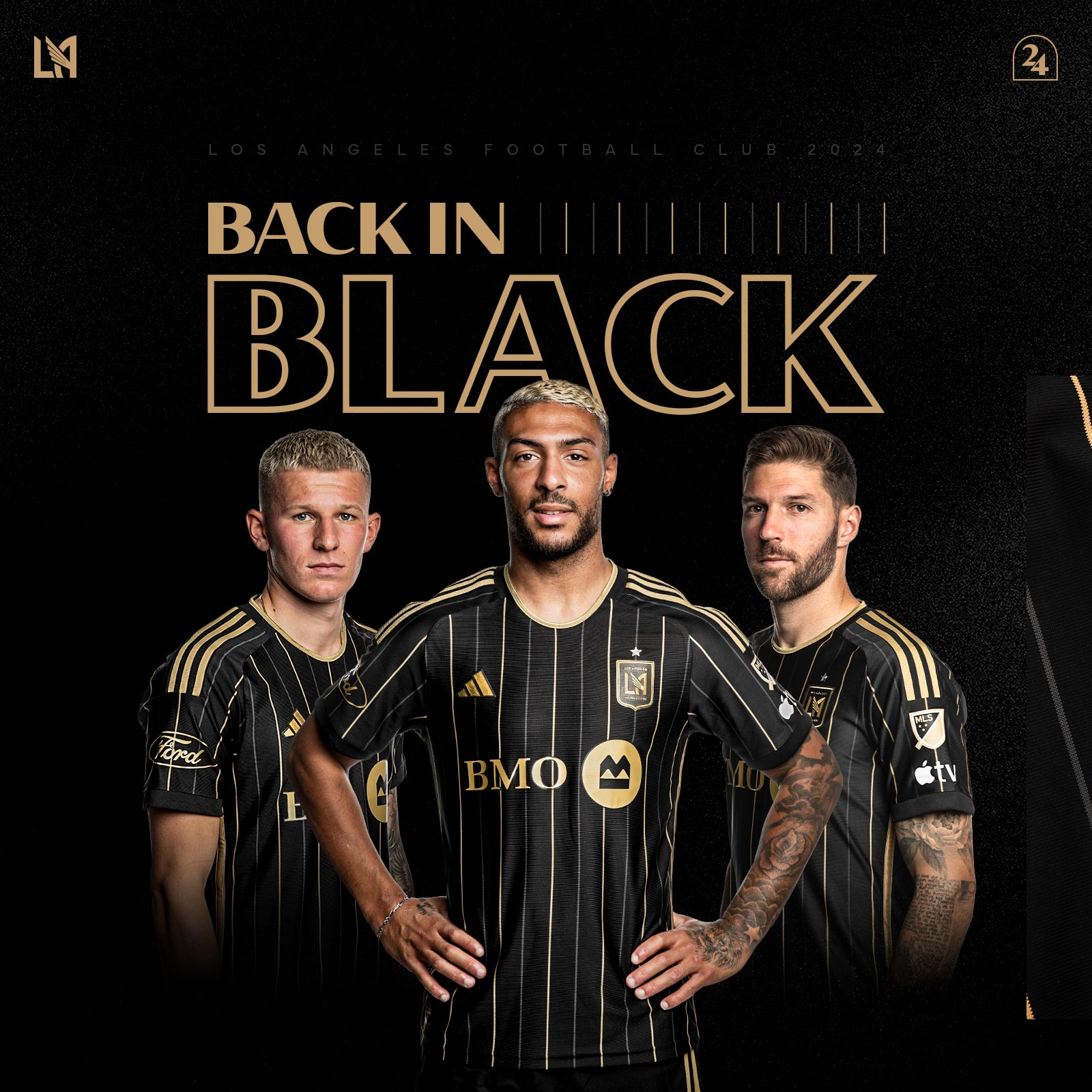 Encore une masterclass en MLS avec le maillot 2024 du Los Angeles FC - footpack.