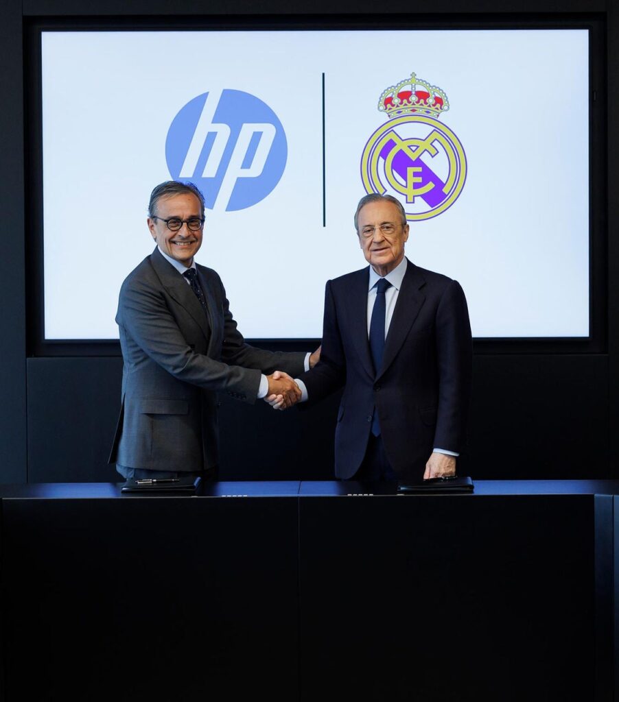 HP devient nouveau sponsor du Real Madrid
