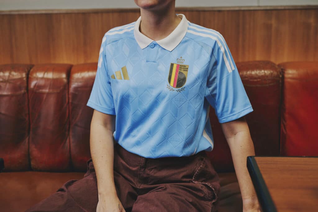 Un maillot de la Belgique en hommage à Tintin