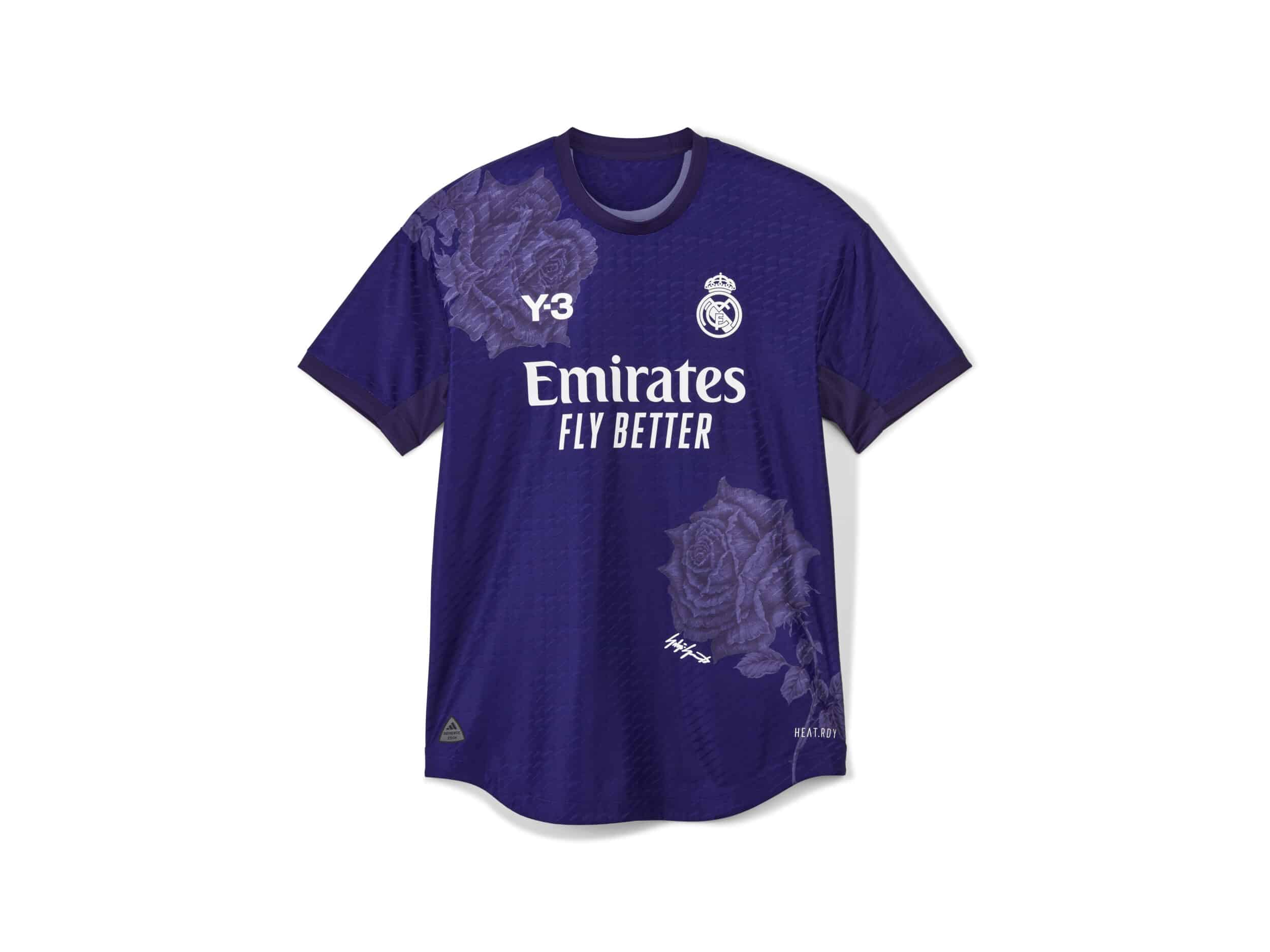 Real Madrid : trois maillots imaginés par le styliste Yamamoto