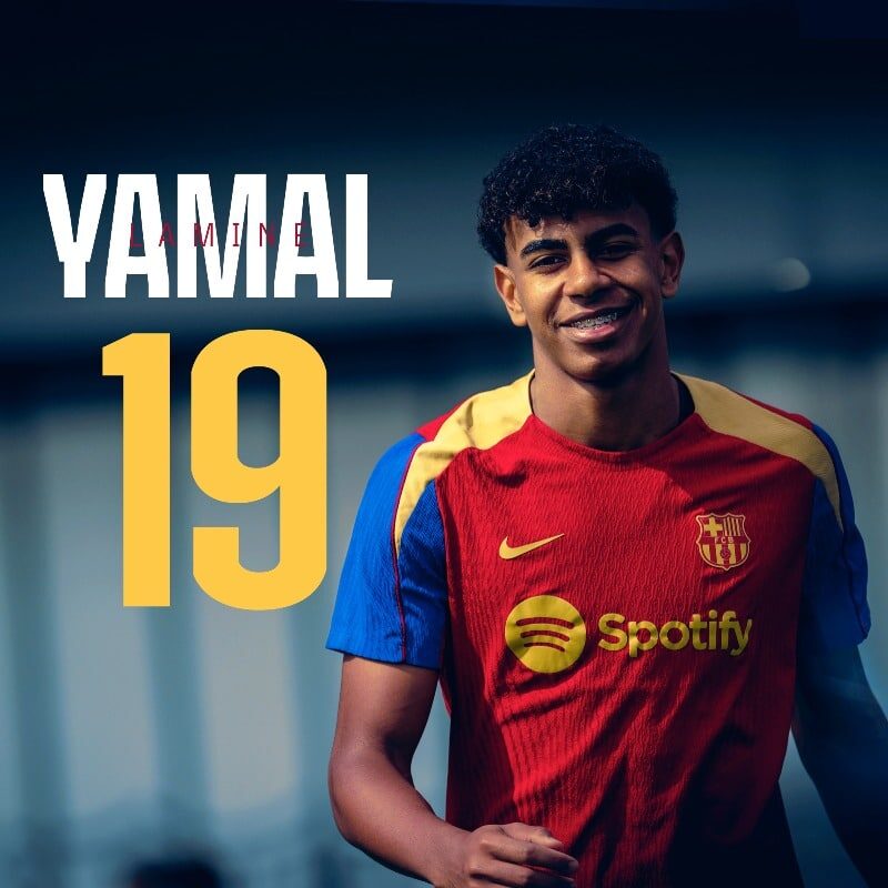 Lamine Yamal récupère le numéro 19 au Barça