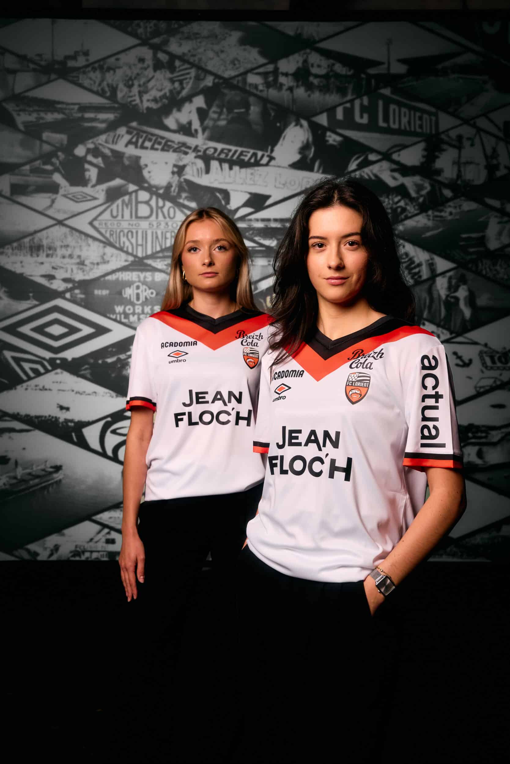 Le maillot extérieur de Lorient inspiré du logo Umbro