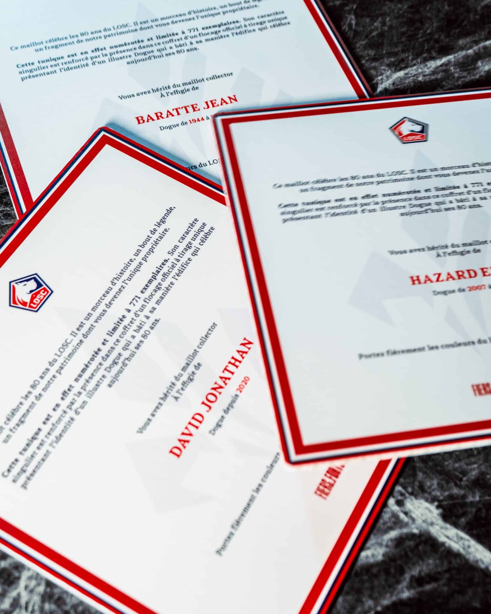 Le LOSC dévoile son maillot anniversaire qui est une pièce rare