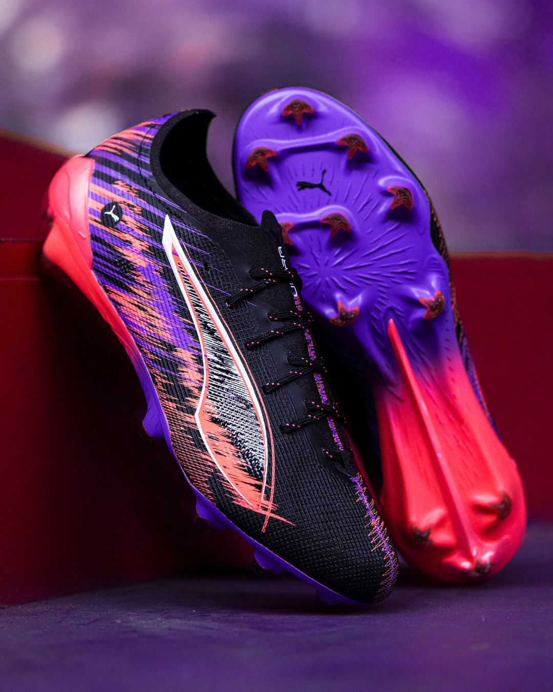 Crampons PUMA : une Ultra inspirée du GP de F1 de Las Vegas