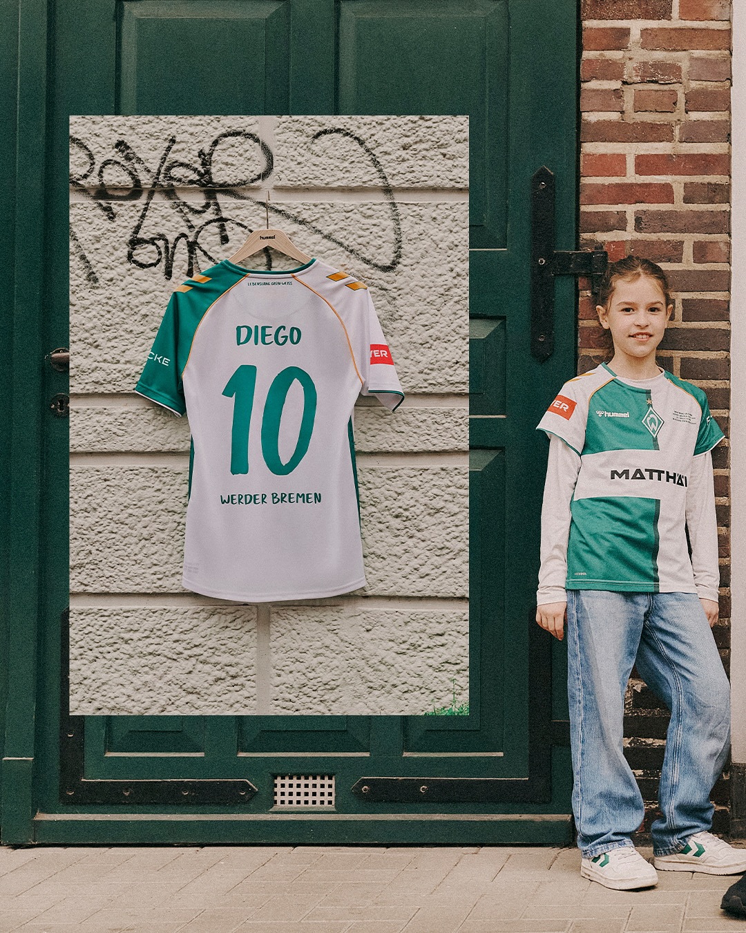 Le Werder et hummel imaginent un maillot en hommage à Diego