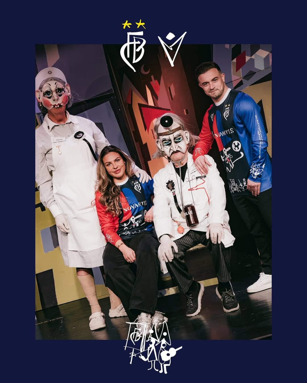 Le FC Bâle dévoile son maillot en hommage au carnaval de Bâle