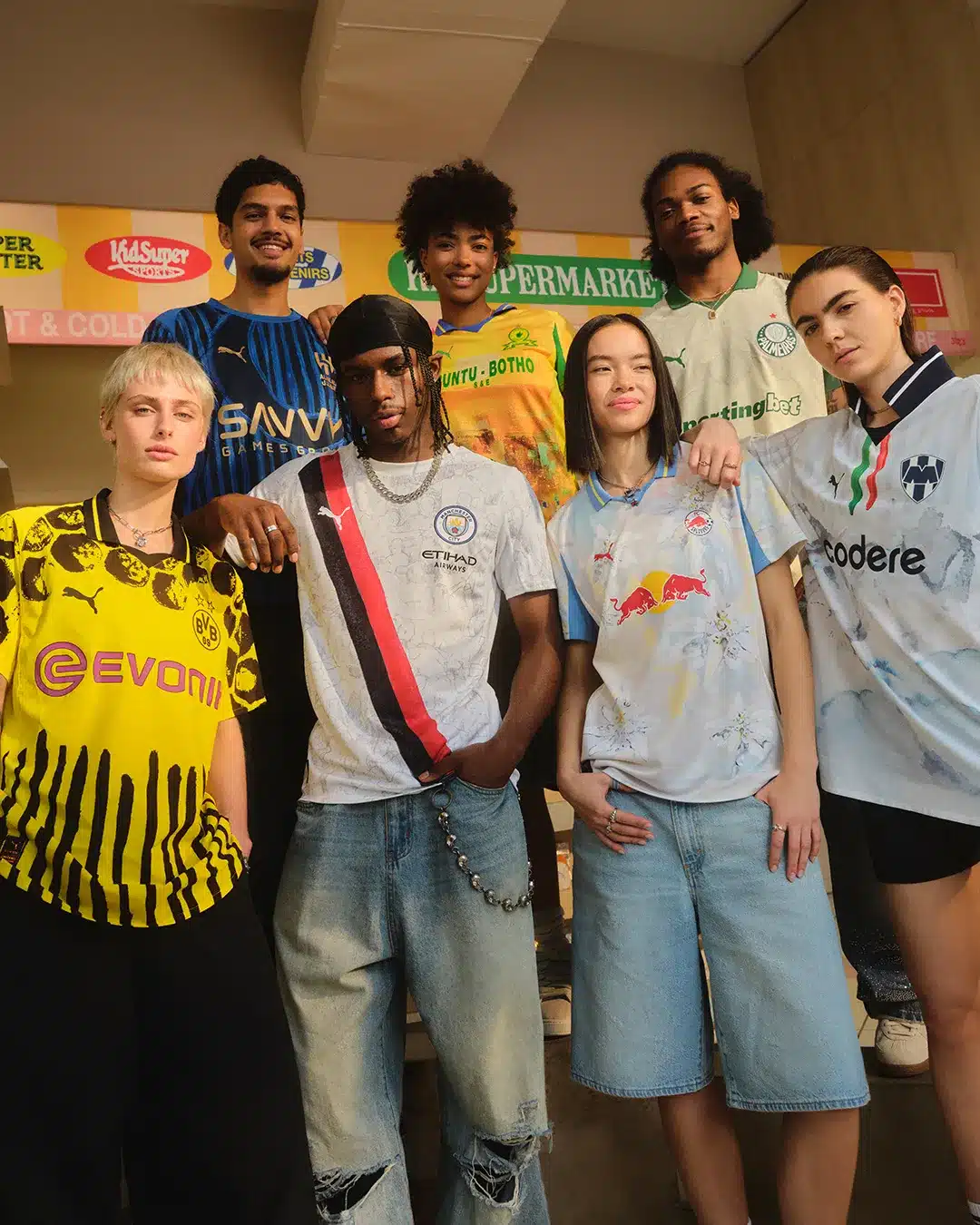 PUMA dévoile une collab avec KidSuper pour 7 de ses clubs