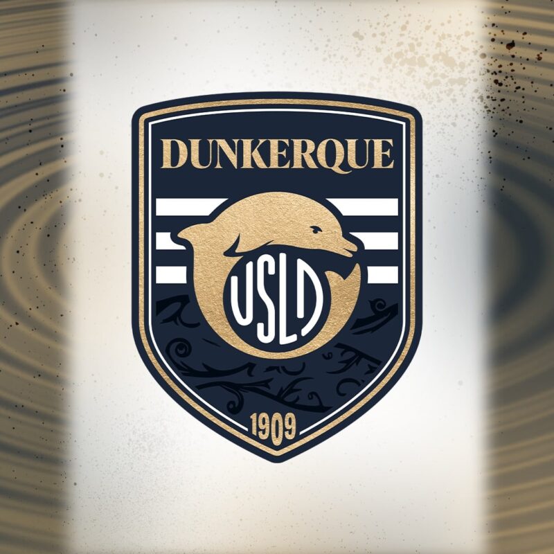 Le club de Dunkerque dévoile son nouveau logo
