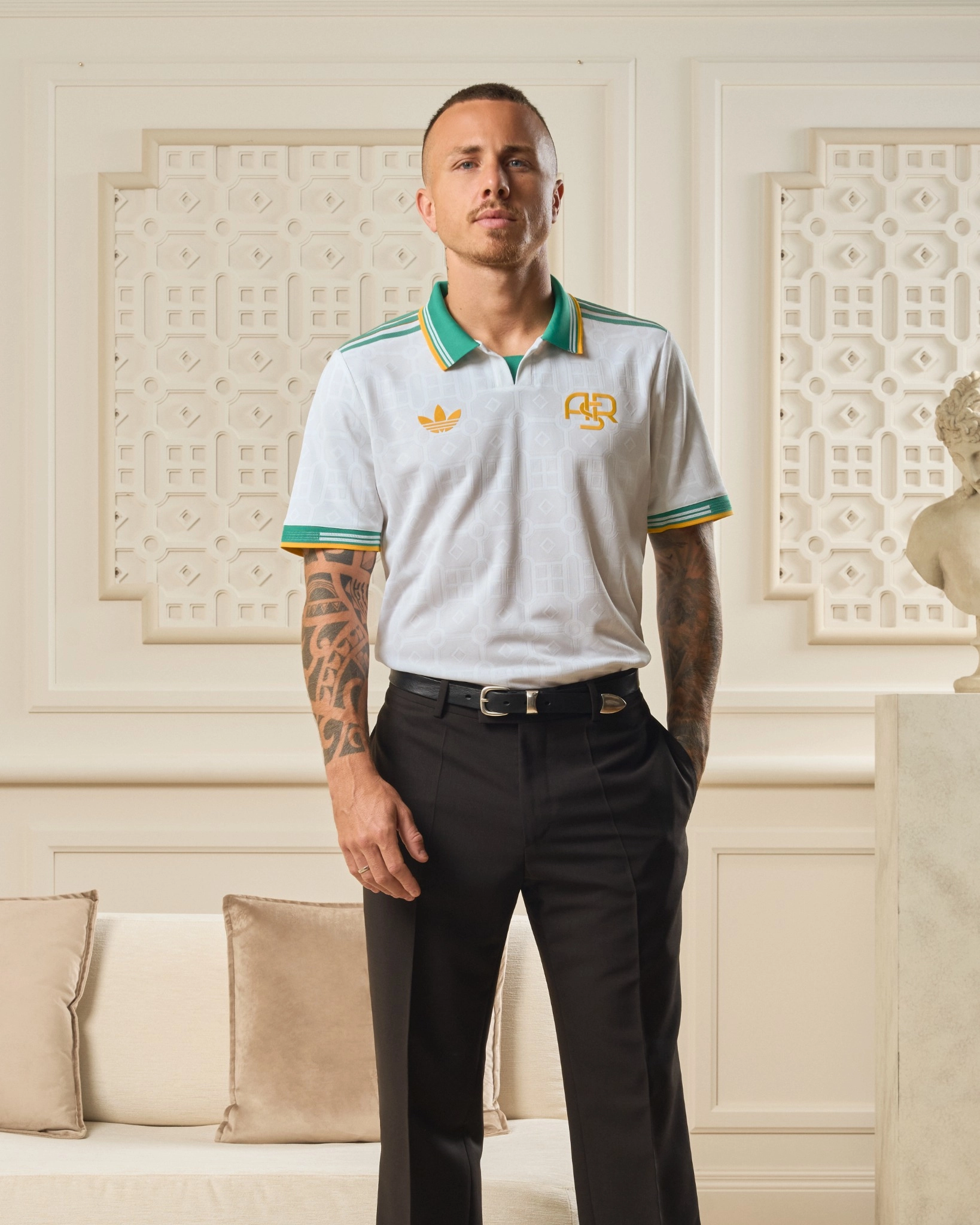 Maillot AS Roma : adidas s'inspire des jardins de la ville de Rome