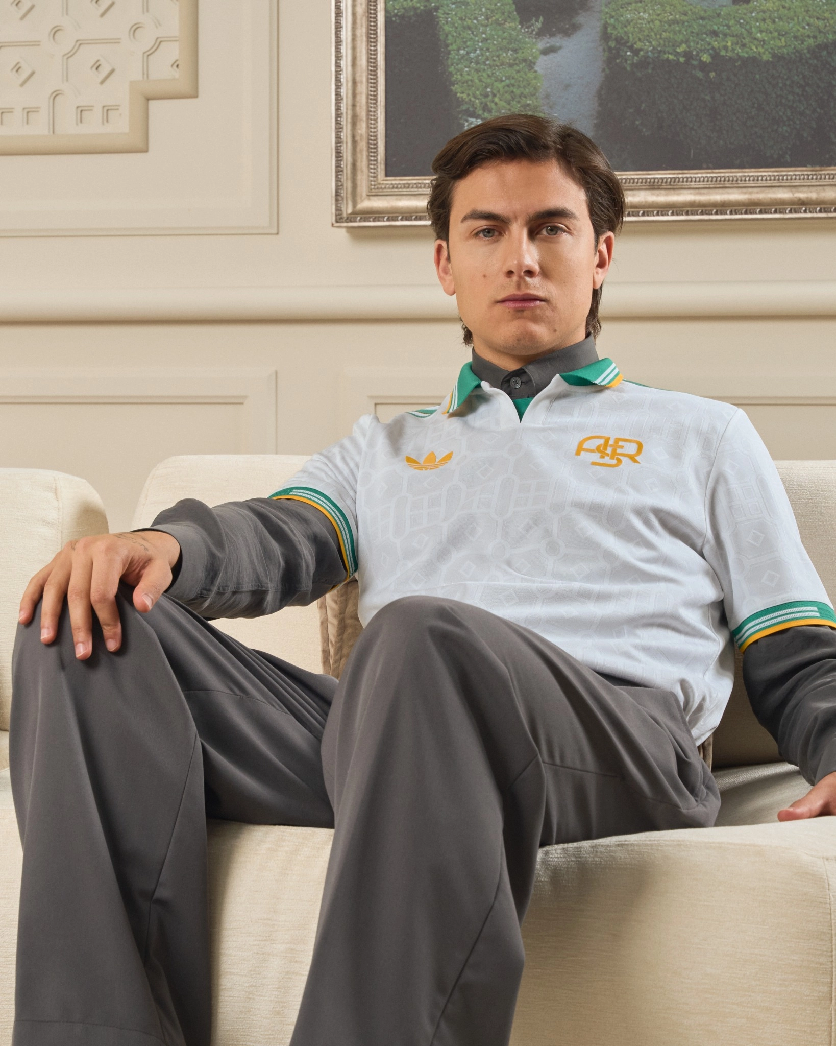 Maillot AS Roma : adidas s'inspire des jardins de la ville de Rome