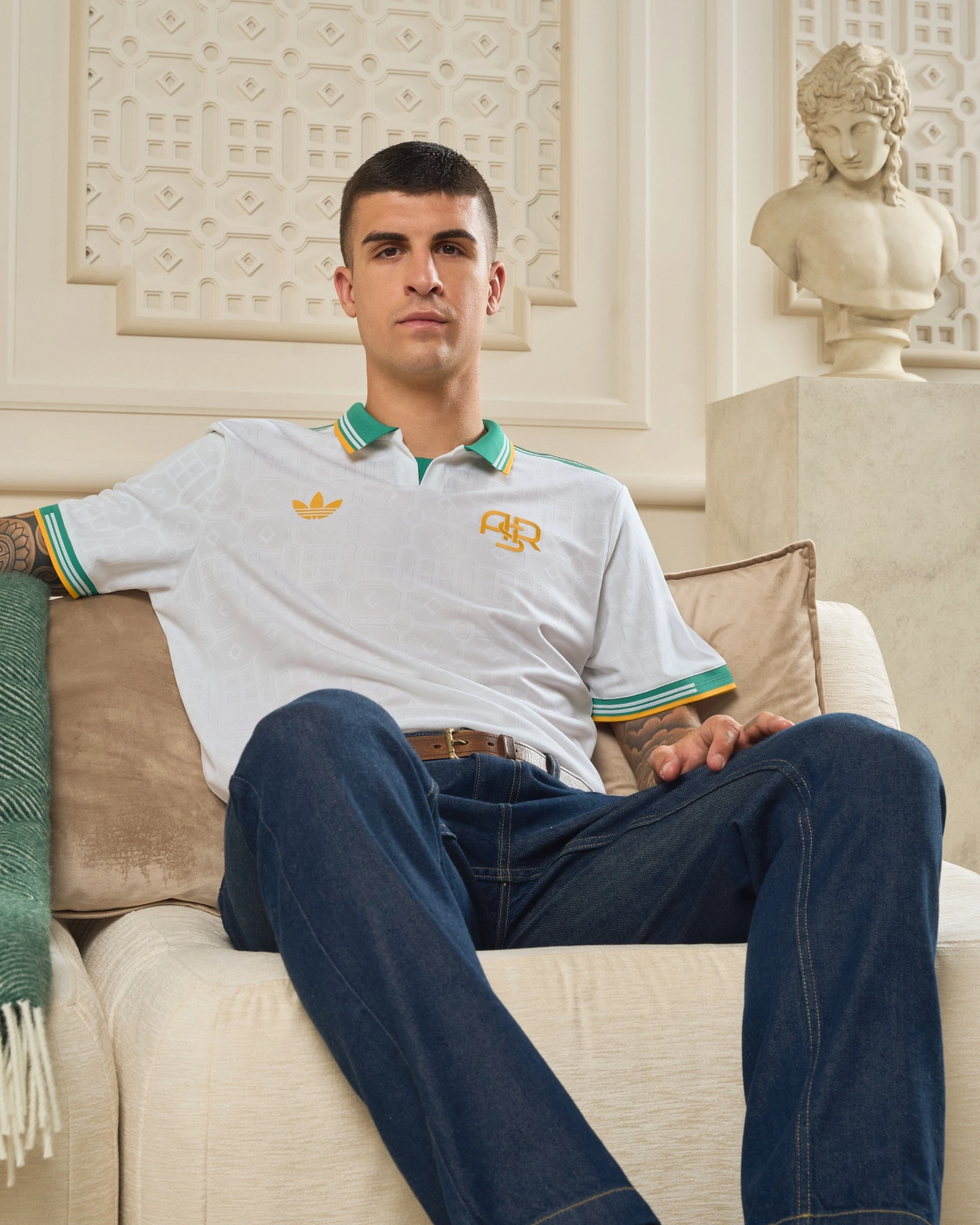 Maillot AS Roma : adidas s'inspire des jardins de la ville de Rome