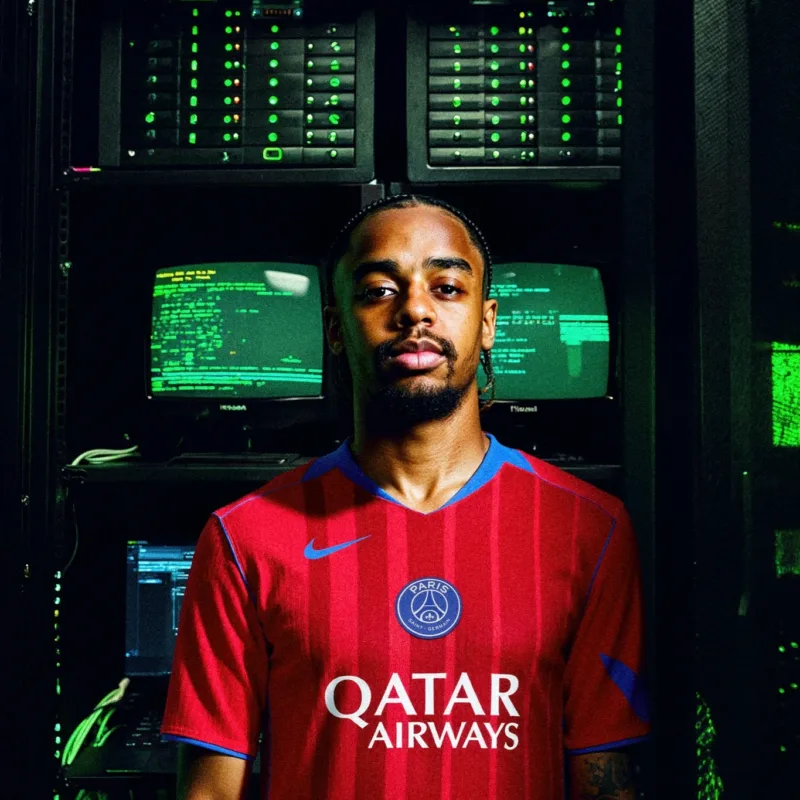 Quand le nouveau maillot du PSG s'inspire de 2004 et de Total 90