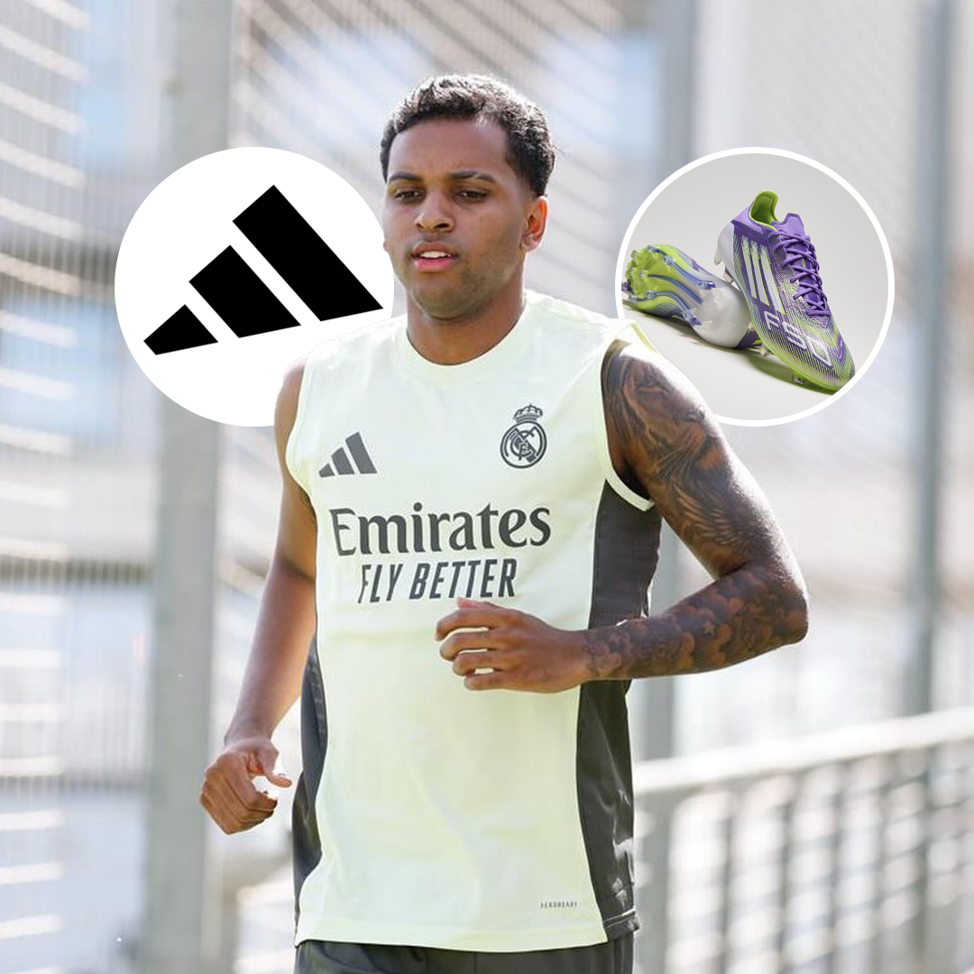 Rodrygo avec la adidas F50 aux pieds