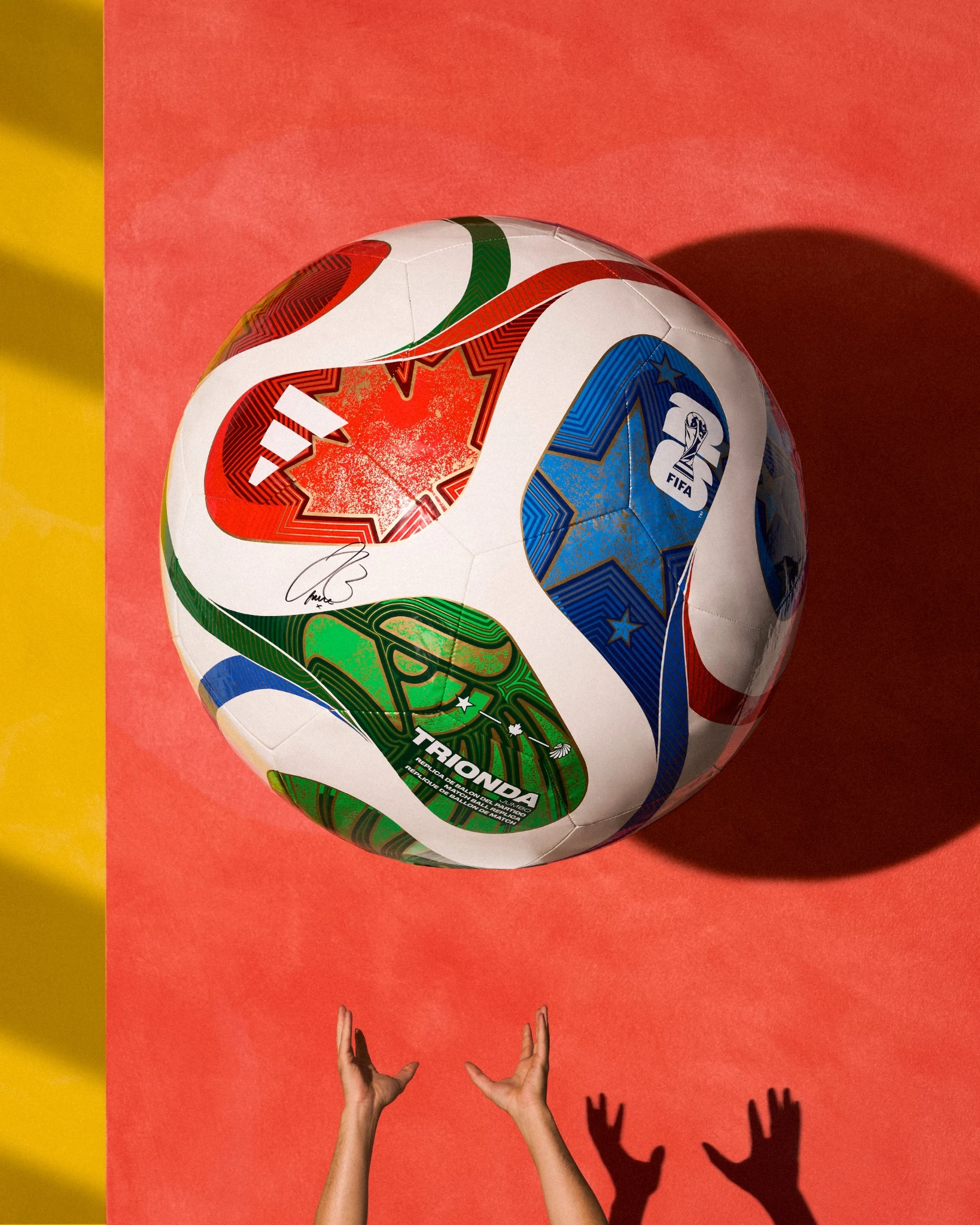 adidas TRIONDA : le ballon de la Coupe du Monde 2026